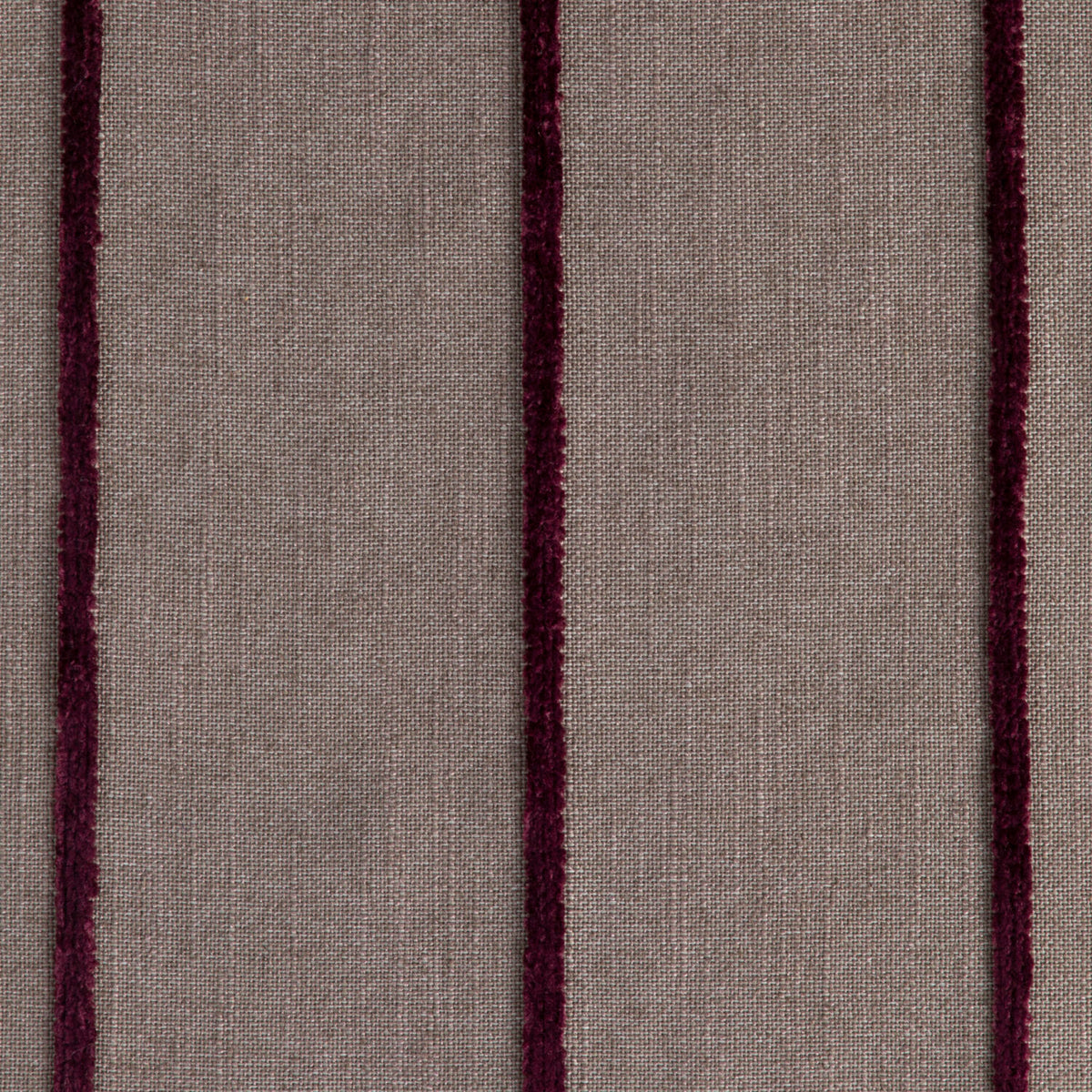 Gabby HILO STRIPE PLUM Fabric By The Yard — Fabrics and Drapes