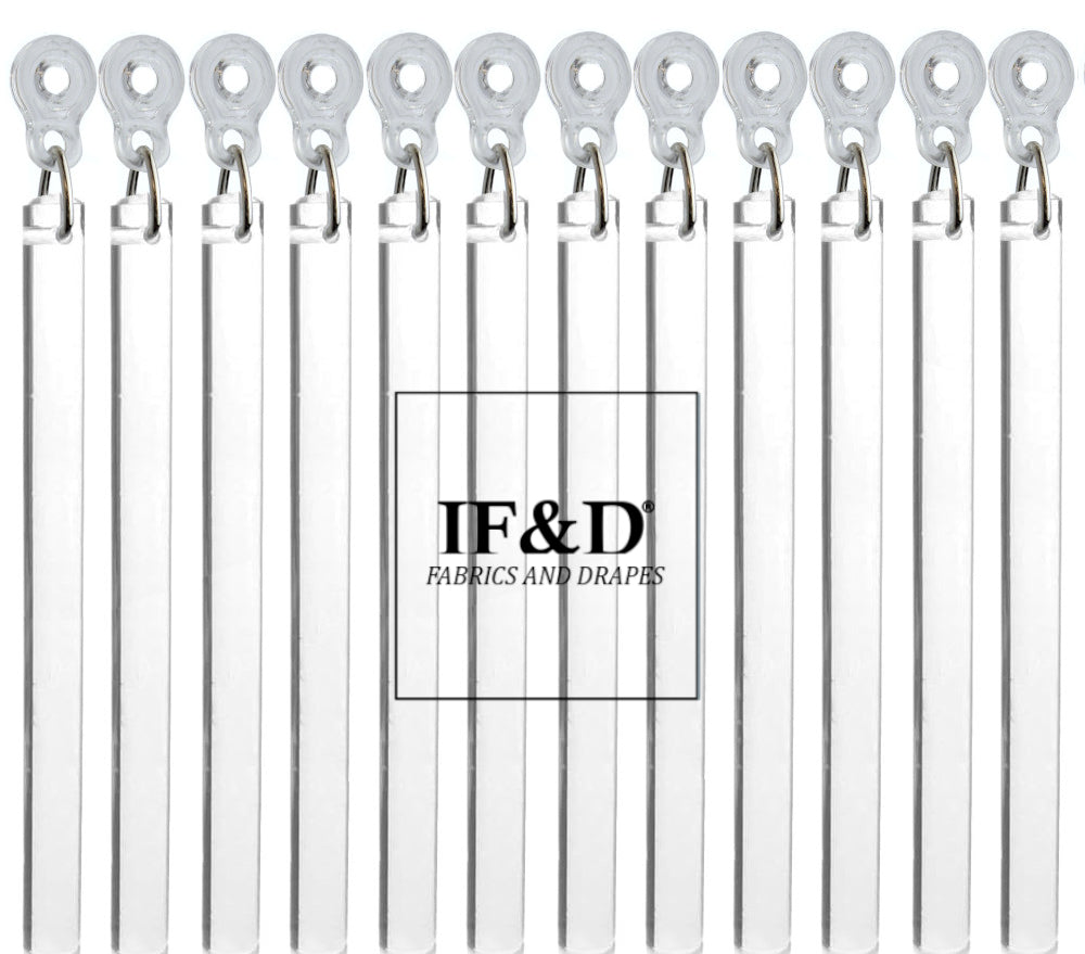 Clear Acrylic Drapery Pull Wands with Plastic Adapters - Available in ...